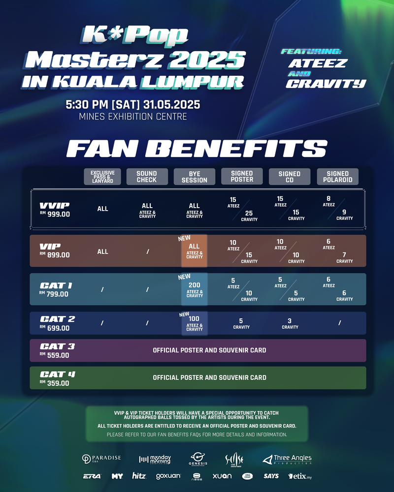KPOP Masterz 2025 in Kuala Lumpur | Concert |Etix.my
